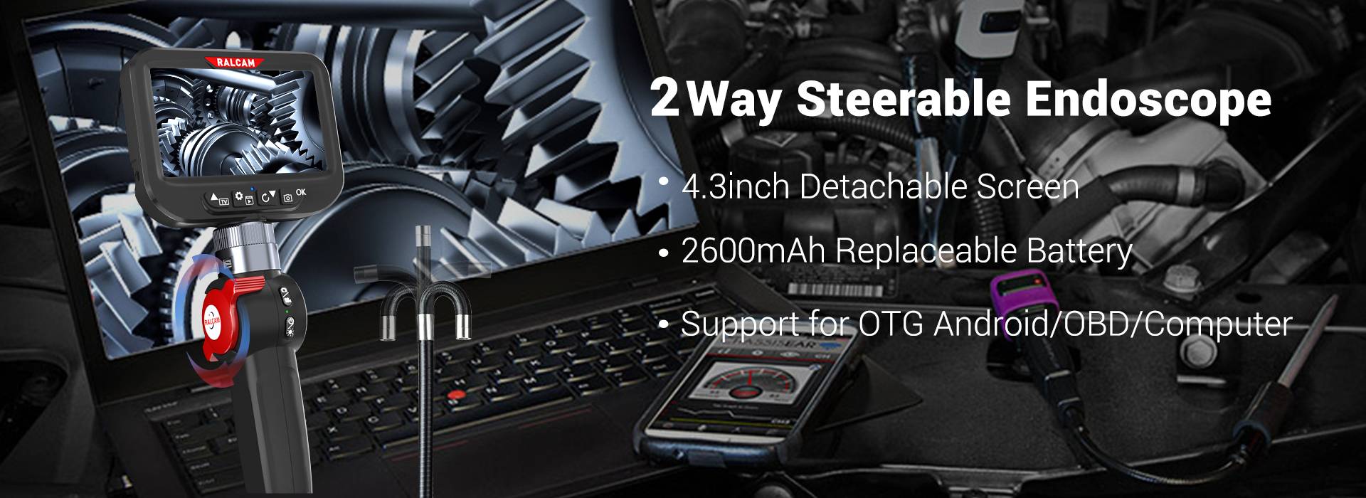 Industrial Endoscope, Articulating Borescope, Usb Endoscope Camera ...